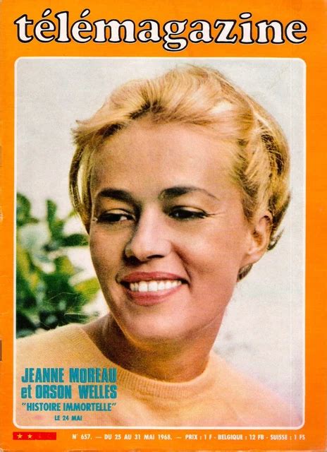 TÉlÉ Magazine N° 657 Jeanne Moreau Mai 1968 Eur 500 Picclick Fr