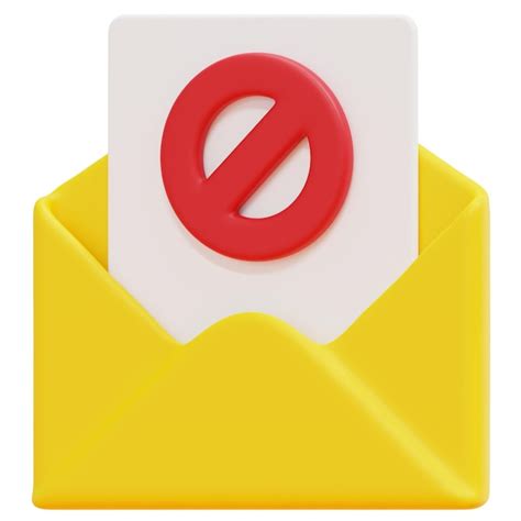 Ilustración de icono de render 3d de error Foto Premium