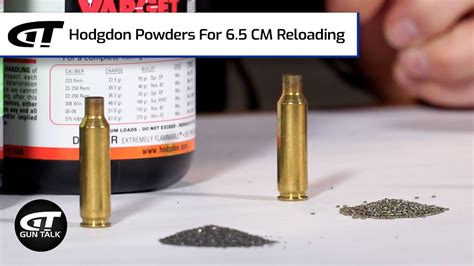Hodgdon Powders For 6 5 Creedmoor Reloading Gun Talk Videos Youtube