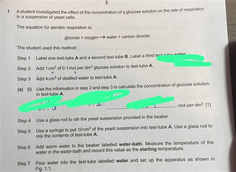 Biology 0610 Question Need Help R Igcse