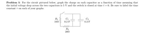 Solved Problem For The Circuit Pictured Below Graph The Chegg