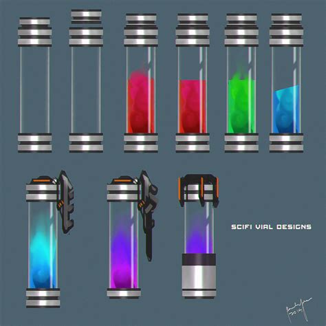 Scifi Vial Designs By Benedick Banavariation