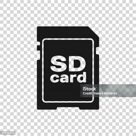 투명 한 배경에 고립 된 회색 Sd 카드 아이콘 메모리 카드 어댑터 아이콘입니다 벡터 일러스트 0명에 대한 스톡 벡터 아트 및 기타 이미지 Istock