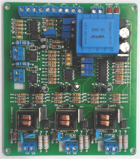 Three Phase Half Controlled Thyristor Trigger Board AC 380V SCR Phase Shift Control Board IoT