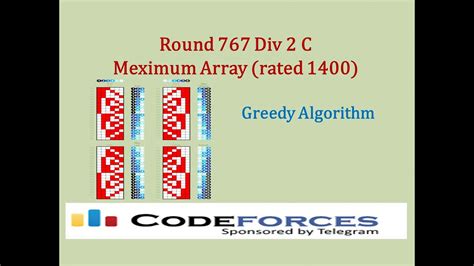 Codeforces Round 767 Div 2 C Div 1 A Meximum Array Rated 1400