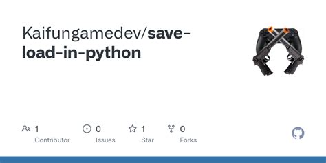 GitHub Kaifungamedev Save Load In Python