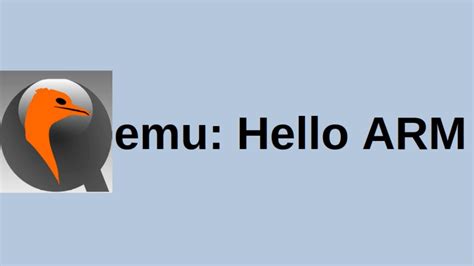Qemu 2 User Mode For Emulating Arm Binaries Youtube