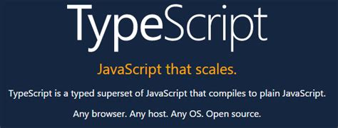 Programming Concepts Help An Introduction To TypeScript