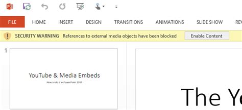 How To Embed A YouTube Video Other Media In Your PowerPoint Presentation