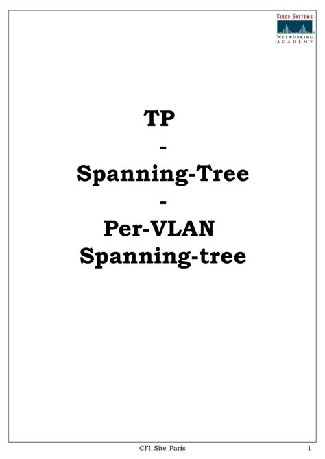 PPT TP Spanning Tree Per VLAN Spanning Tree PowerPoint Presentation ID 5191117