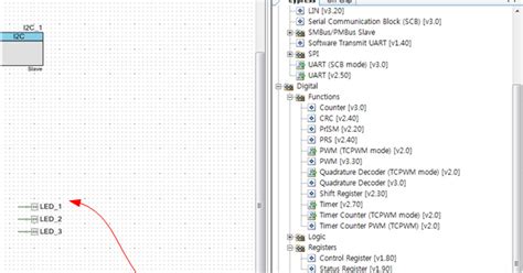 try의 mcu 세상 [psoc] psoc4 gpio output in out test 1 2