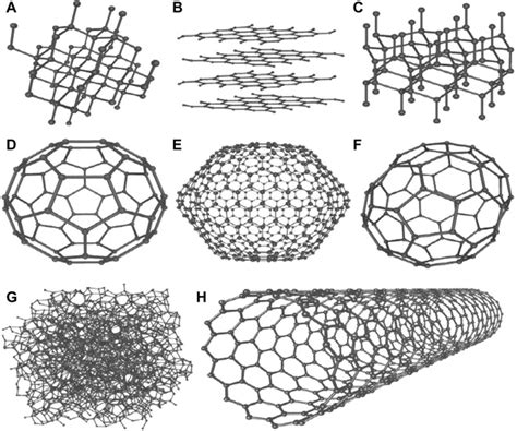 The Structures Of Eight Allotropes Of Carbon A Diamond 3d Network