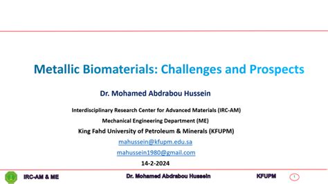 Pdf Metallic Biomaterials Challenges And Prospects