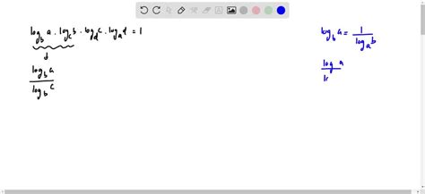SOLVED Text Prove That Log B A Log C B Log D C Log A D
