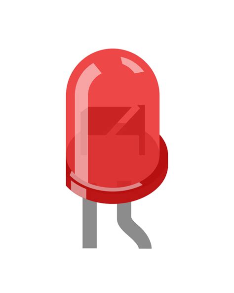 How To Use Led Two Pin Red Pinouts Specs And Examples Cirkit Designer