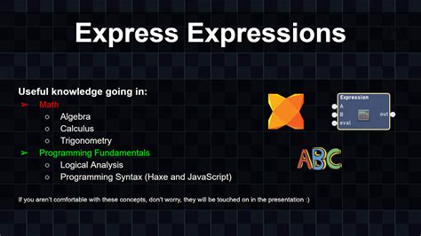 Express Expressions A Guide To The Expression Behavior Examples And Tutorials Flowlab Community