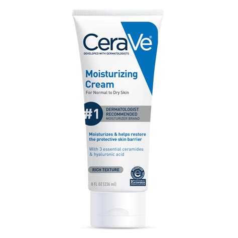 Cerave Fragrance Free Daily Moisturizing Cream For Sensitive Skin 8 Oz