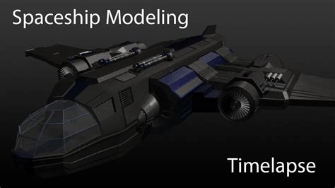 Maya Spaceship Modelling Timelapse Youtube