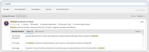 Searching For Assets Mulesoft Documentation