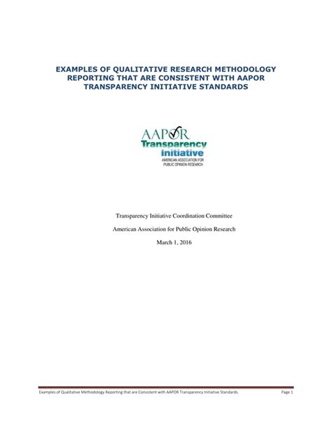 Qualitative Research Examples Format Pdf Examples