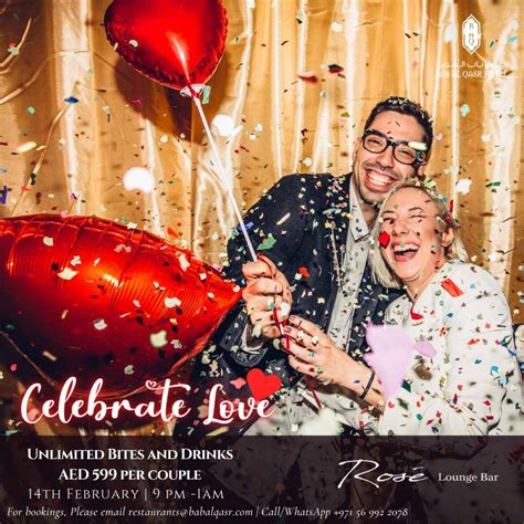 Love Is In The Air At Bab Al Qasr Hotel With Its Valentines Day Romantic Experiences Abu