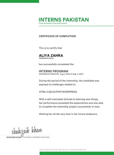 Syeda Aliya Zahra On Linkedin Frontenddeveloper Internship