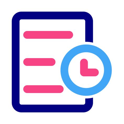 Pending Tasks Generic Outline Color Icon