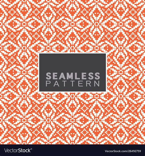 Seamless Pattern And Repeating Thai Basketry Vector Image