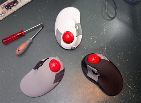 Trackball Project Completed Mice Buttons Scroll Wheel Everything Works Trackballs