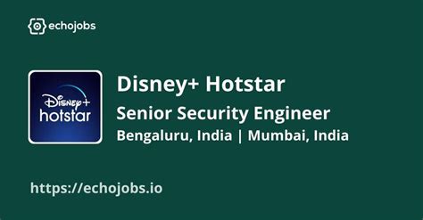 Disney Hotstar Is Hiring Senior Security Engineer Infrastructure Security Disney Hotstar