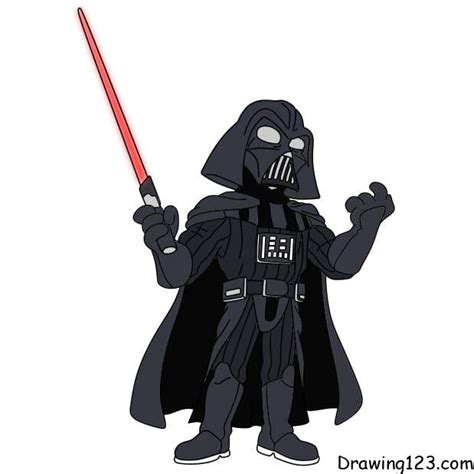 Darth Vader Çizimi Eğitimleri Adım adım Darth Vader nasıl çizilir