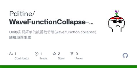 Github Pditinewavefunctioncollapse Unity Unity实现简单的波函数坍缩wave
