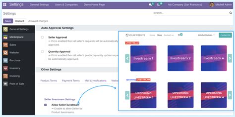 Odoo Marketplace With Facebook Live Stream Webkul