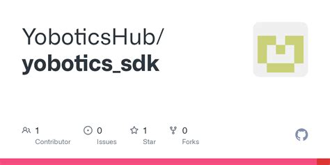 Github Yoboticshubyoboticssdk