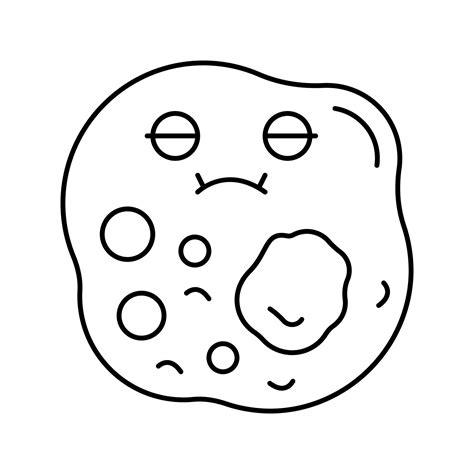 Pathogen Bacteria Virus Line Icon Vector Illustration 19524986 Vector