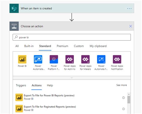 Power Automate Actions For Exporting Power Bi And Paginated Reports Now
