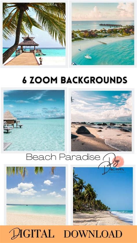 6 Beach Zoom Backgrounds Downloadable Beach Zoom Backgrounds Virtual