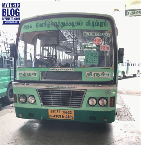 Chennai To Trichy SETC TNSTC Bus Timings