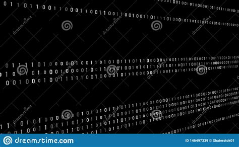 Abstract Technology Binary Code Background Computer Code Digital Flow