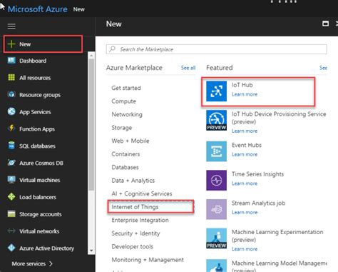 Creating An IoT Hub On The Azure Portal