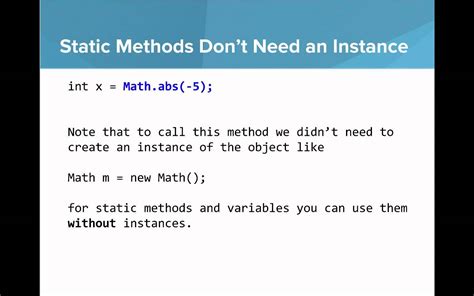 Class Methods And Class Variables Youtube