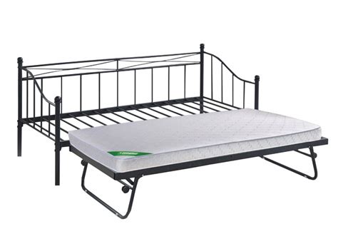 ΚΑΝΑΠΕΣ ΚΡΕΒΑΤΙ 3Θ ΜΕΤΑΛΛΙΚΟ ΜΑΥΡΟ ΜΕ ΣΥΡΟΜΕΝΟ ΜΗΧΑΝΙΣΜΟ ΚΡΕΒΑΤΙΟΥ