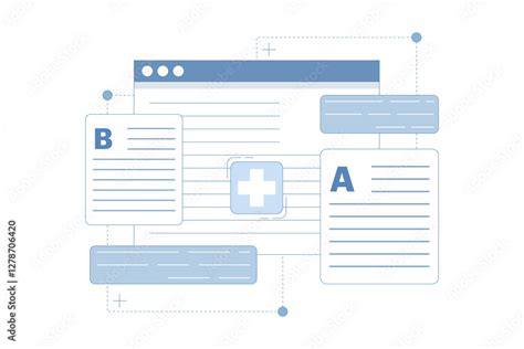 Ab Testing Concept User Feedback Bug Fixing Comparison Process Mobile And Desktop App