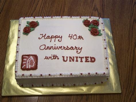 Office Anniversary Cake