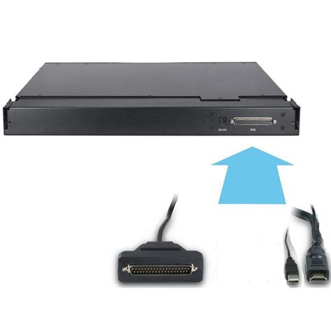 1u Rackmount 18 5 Lcd With 1 Port Hdmi Kvm Switch 1 X 1 8 Meter Kvm