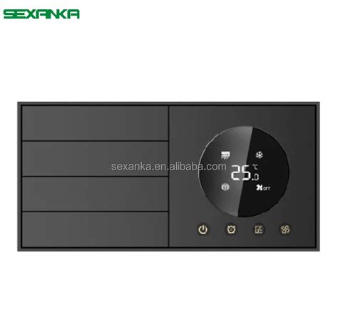 Sexanka Knx Eib Smart Home Building Automatic System Smart Temperature Controller Wall Switches