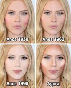 Veja Como Os Padrões De Beleza Feminina Mudaram No Decorrer Dos últimos