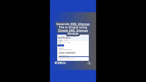 generate xml sitemap file in drupal using simple xml sitemap module