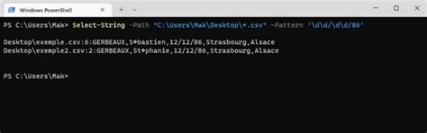 Powershell Rechercher Une Chaîne De Caractères Avec Select String