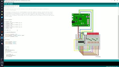 Lesson 24 Eight Led With 74hc595 Youtube